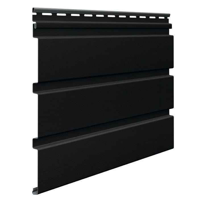 Dark Ceiling With Soffit Black Double J Channel & Aluminum Soffit 🔥