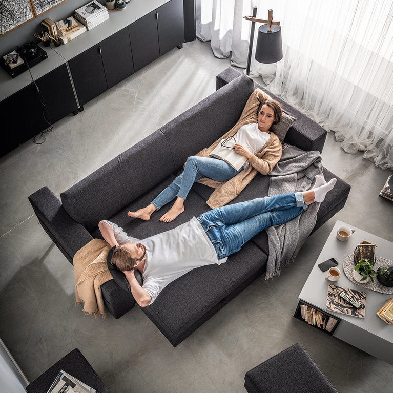 Slide Sofa III - Velvet deep green