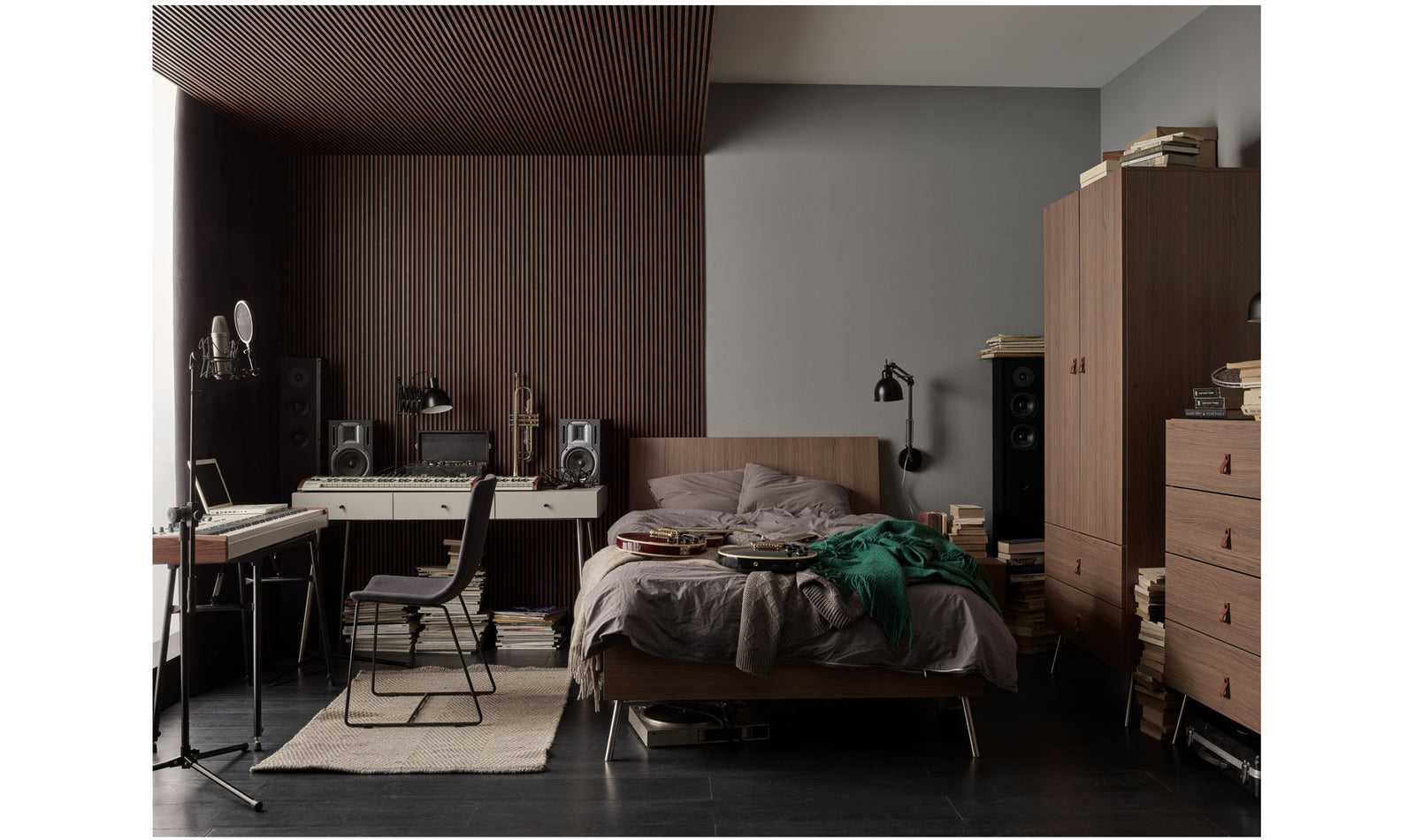 Left Trim S-Line Mocca Color 3.05 meters| Linerio | VOX Furniture UAE